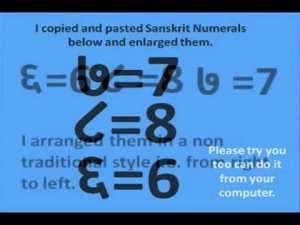 786 Is Sanskrit Flipped Arabic Numerals – Ramanisblog
